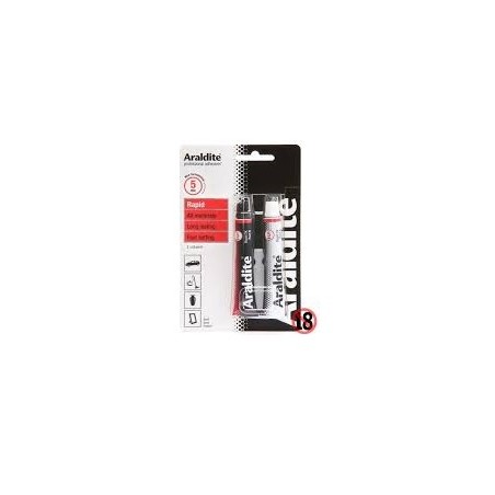 Colle rapide époxy ARALDITE "33501006" bi-composants de 2 x 15ml