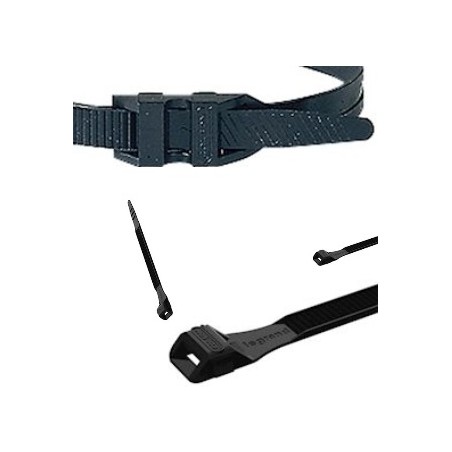 Collier colson noir protegé ultraviolet LEGRAND "031919" de 9 x 357 m/m