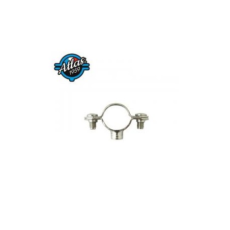 Collier atlas simple acier zingué blanc SCELL-IT "CS32" de diamètre 32 m/m