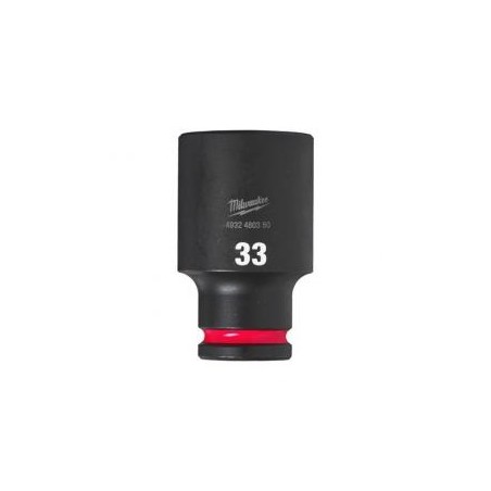 Douille à choc longue carré de 1/2" 6 pans MILWAUKEE "4932480350" de 33 m/m