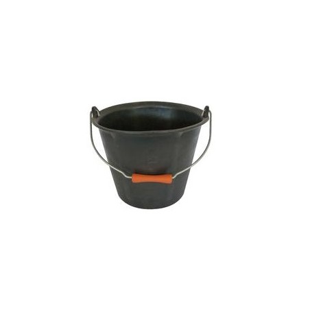 Seau de maçon avec poignée PROCHOK gradué en caoutchouc noir MOB ...