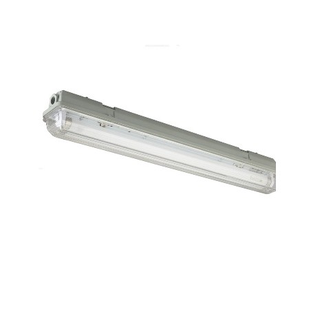 Réglette néon étanche simple SERMES "31112302" de 1,20 ml - 36 w