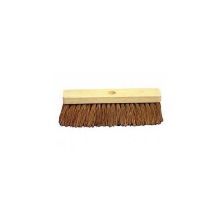 Balai coco 29 cm monture bois sans douille